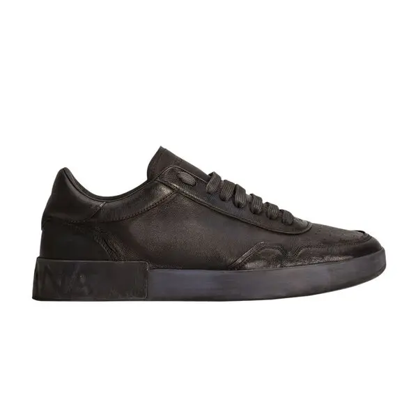 Dolce & Gabbana Portofino Calfskin Sneakers - Black
