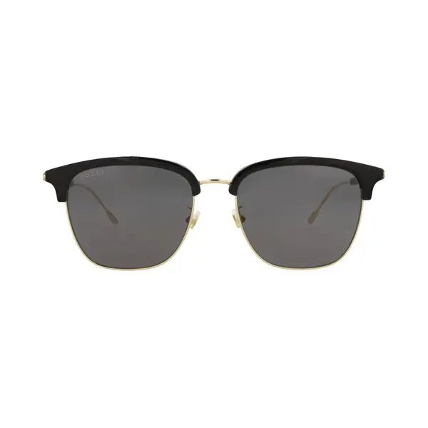 Gucci Round Frame Recycled Acetate Sunglasses - Black