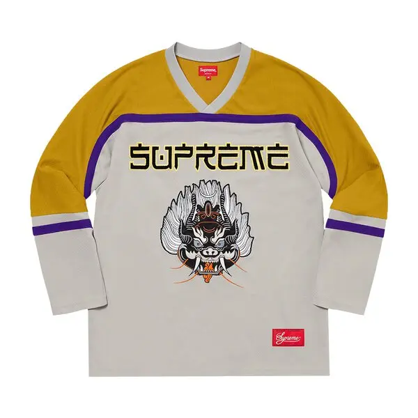 Supreme Demon Hockey Jersey - Grey