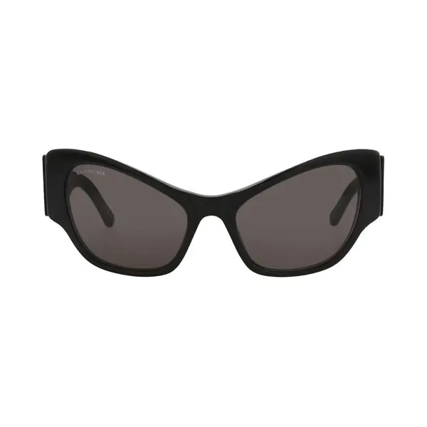 Balenciaga Cat Eye Frame Recycled Acetate Sunglasses - Black