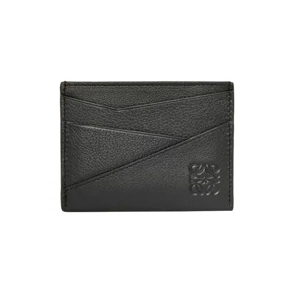 Loewe Puzzle Edge Plain Cardholder - Black