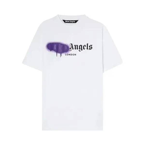 Palm Angels Sprayed Logo T-shirt - White