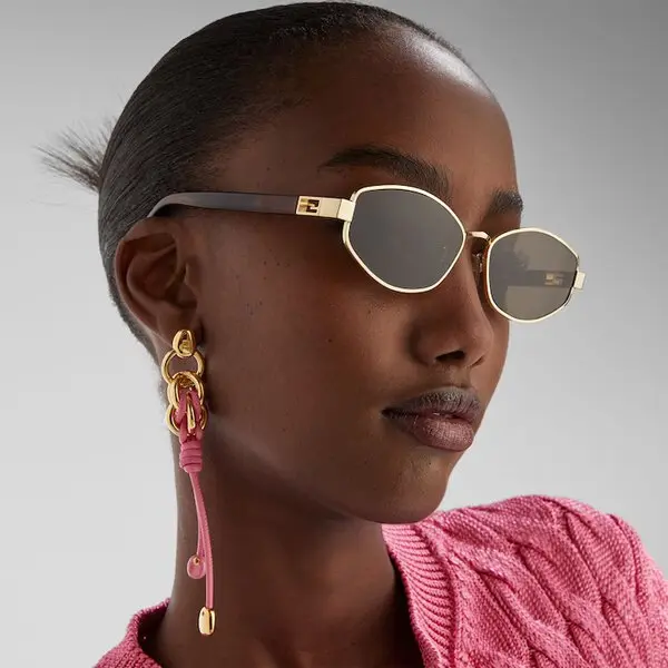 Fendi Oval Baguette Sunglasses