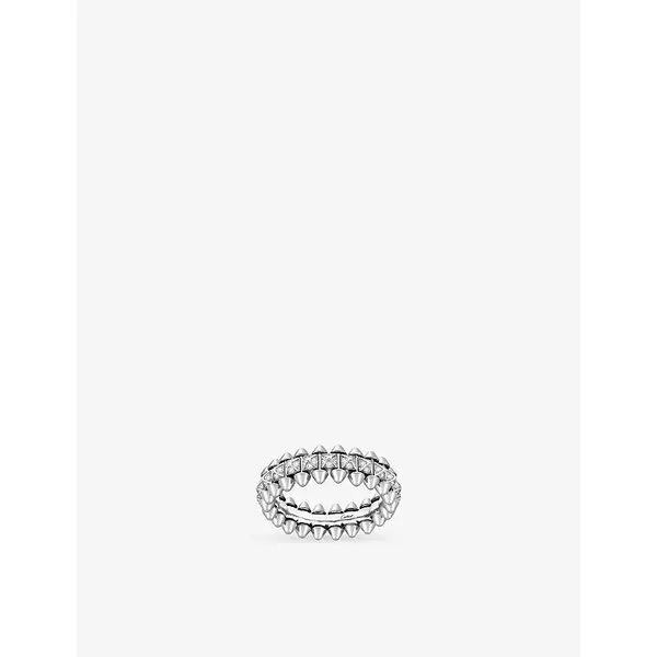 CARTIER Clash De 18ct White-gold And 0.31ct Diamond Ring - White Gold