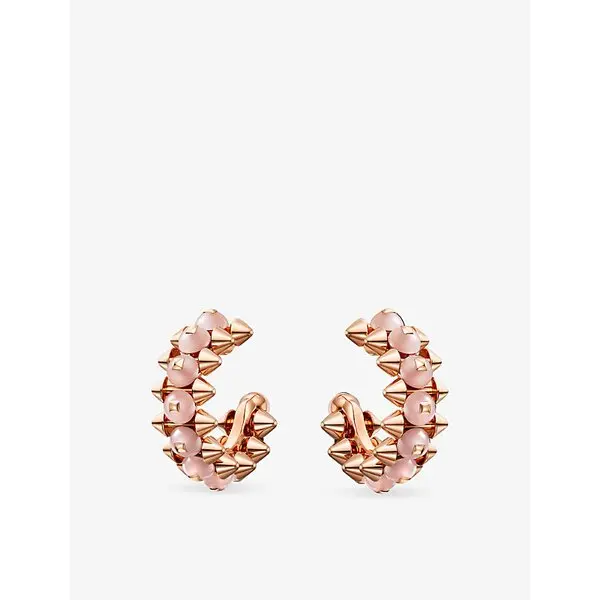 CARTIER Clash De Mini Hoop Earrings - Rose Gold