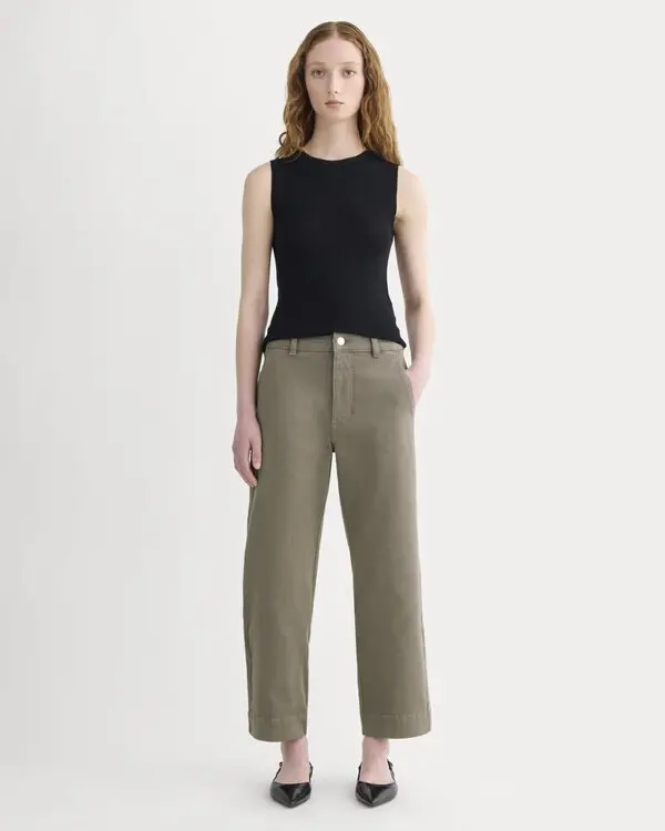 Everlane Utility Straight-leg Pant - Taupe
