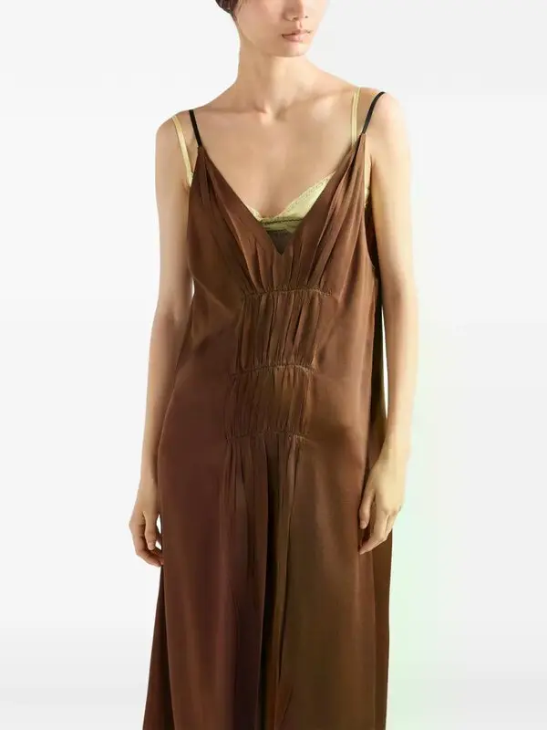 Prada Satin Crepe Dress