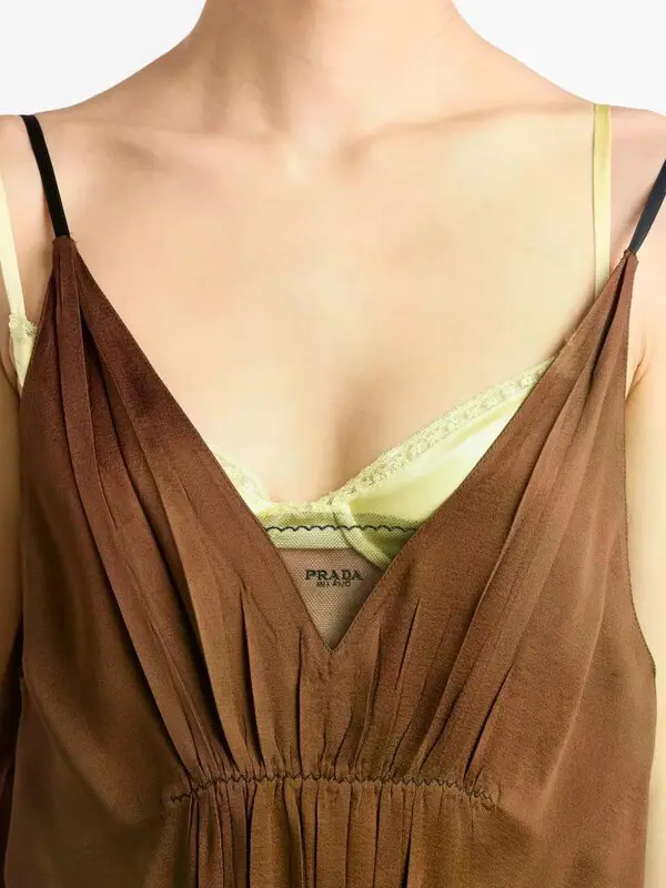 Prada Satin Crepe Dress