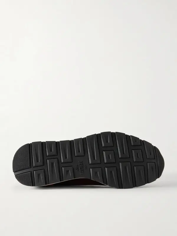 Berluti Fast Track Full-grain Venezia Softy Leather Sneakers - Black