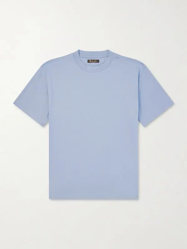 Loro Piana Ray Cotton-jersey T-shirt - Gray