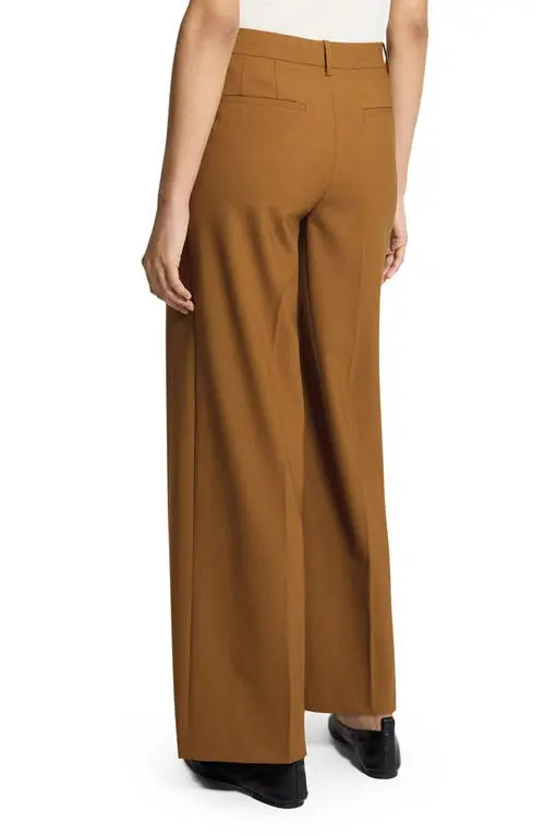 Theory Stretch Wool Wide Leg Pants