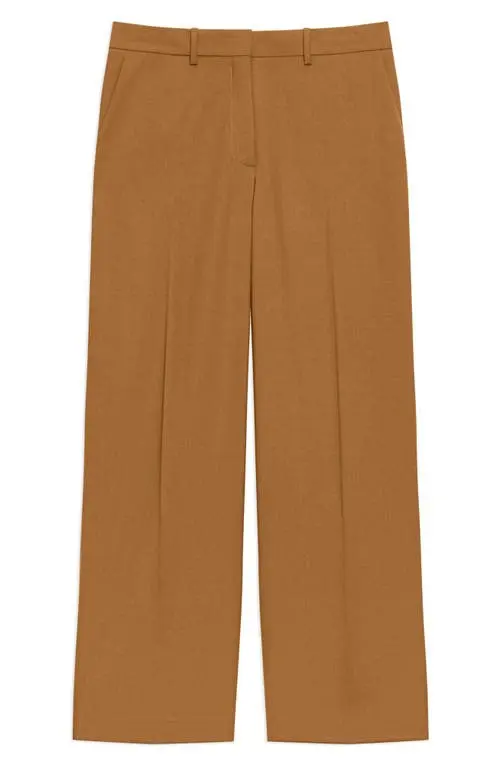 Theory Stretch Wool Wide Leg Pants