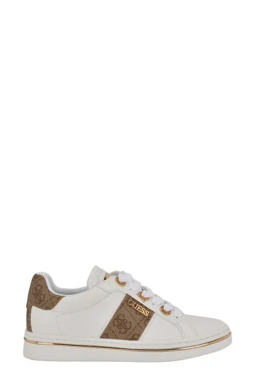 Guess Stew Lace-up Sneakers - White