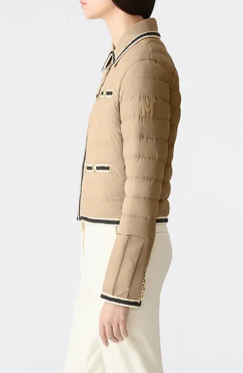 Mackage Petunia Water Repellent Puffer Jacket With Trim Detail