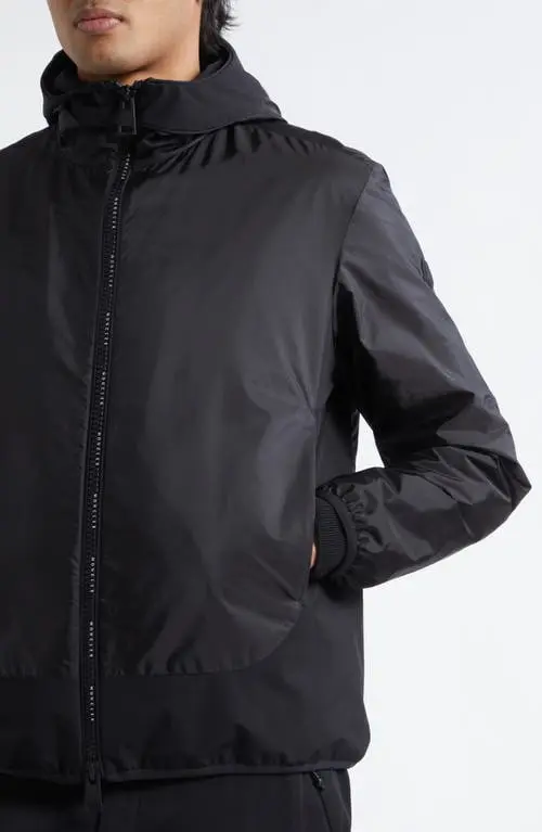 Moncler Galveston Water Repellent Hooded Jacket - Black