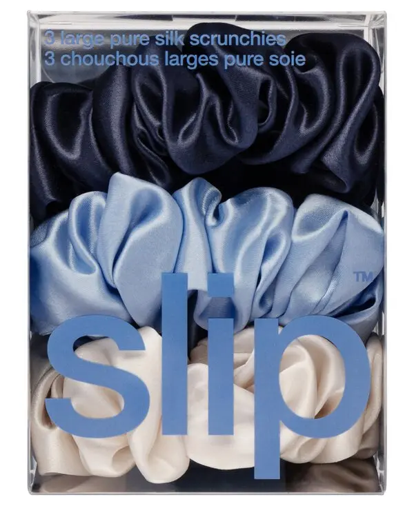 Slip 3-pc. Large Silk Scrunchies - No Color