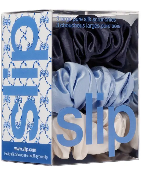 Slip 3-pc. Large Silk Scrunchies - No Color