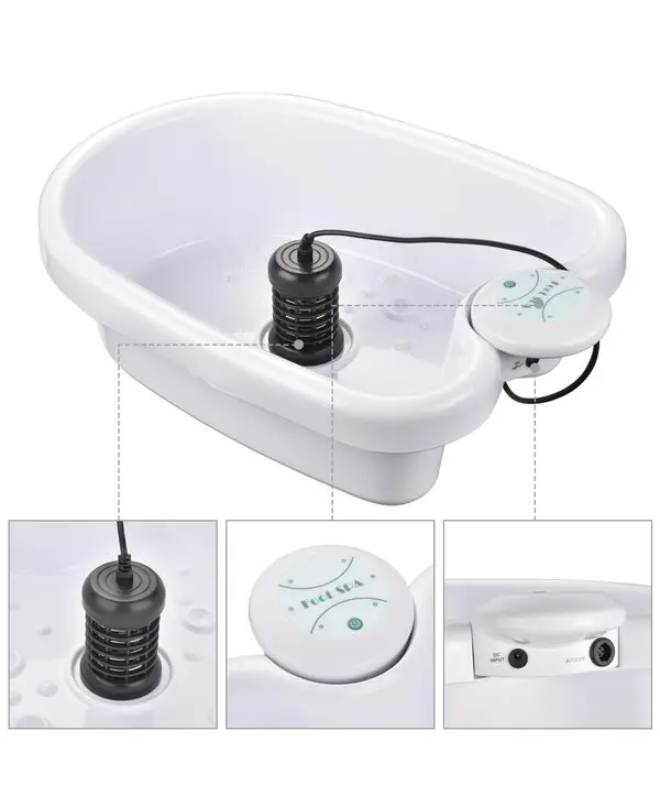 BYOOTIQUE Ionic Detox Foot Bath Spa Machine With 6 Pack Round Arrays For Ionic Detox Foot Bath Spa Cleanse Machine Replacement