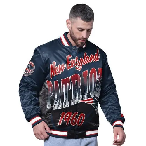 STARTER New England Patriots Pass Rush Varsity Full-snap Jacket