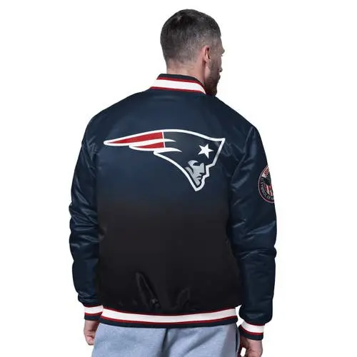 STARTER New England Patriots Pass Rush Varsity Full-snap Jacket