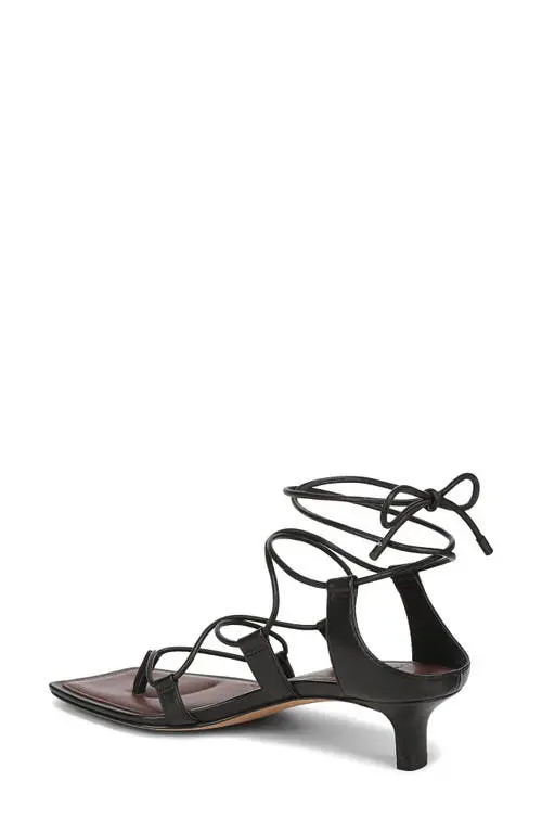 Vince Paulette Ankle Wrap Sandal - Black
