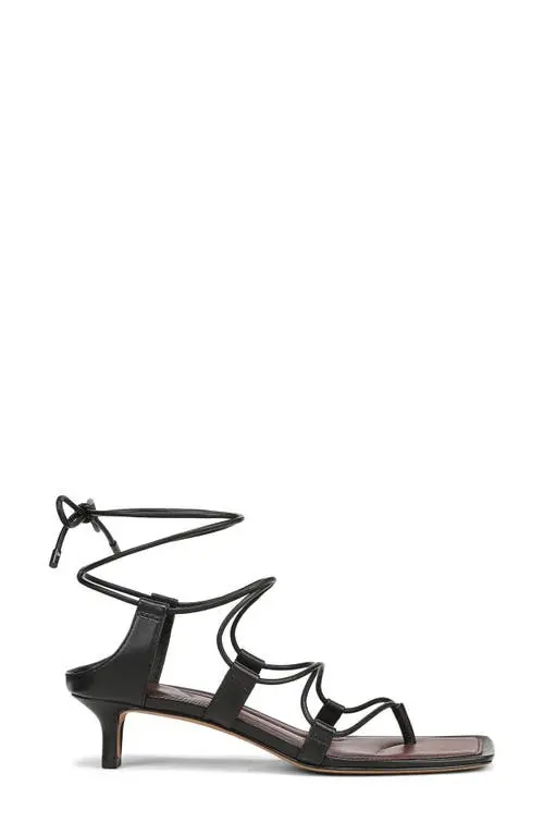 Vince Paulette Ankle Wrap Sandal - Black