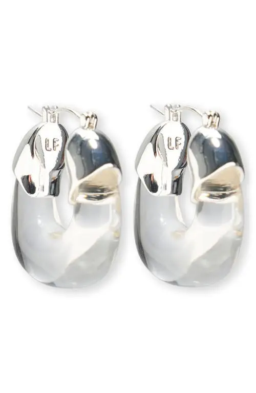 LIZZIE FORTUNATO Mini Hoop Earrings - Silver