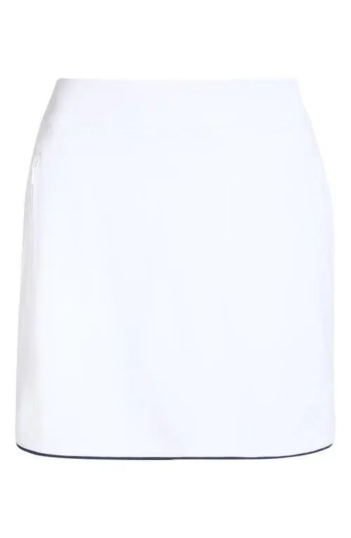 G/fore Mid-rise Tulip Hem Golf Skort - Snow/twili
