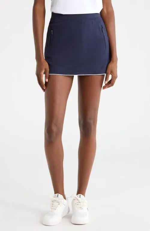 G/fore Mid-rise Tulip Hem Piqué Skort - Twilight