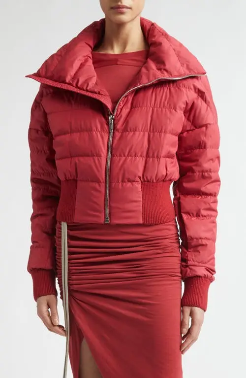 Moncler Crop Down Puffer Jacket