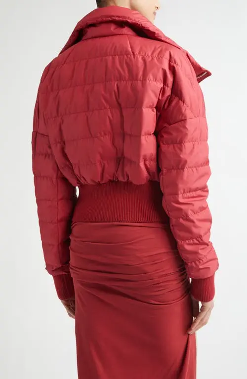 Moncler Crop Down Puffer Jacket
