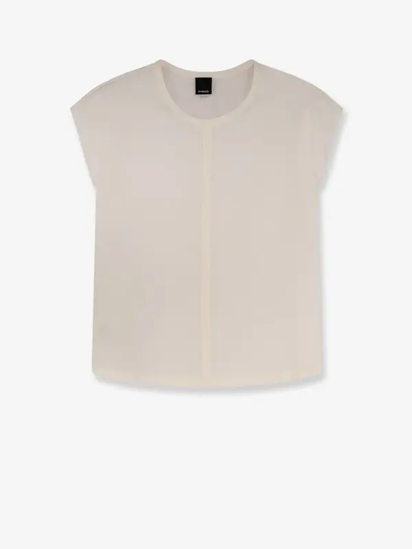 Pinko Blossom Silk Shirt - White