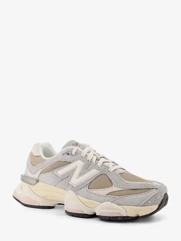 NEW BALANCE 9060 Suede And Mesh Sneakers - Grey
