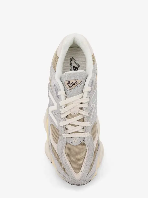 NEW BALANCE 9060 Suede And Mesh Sneakers - Grey