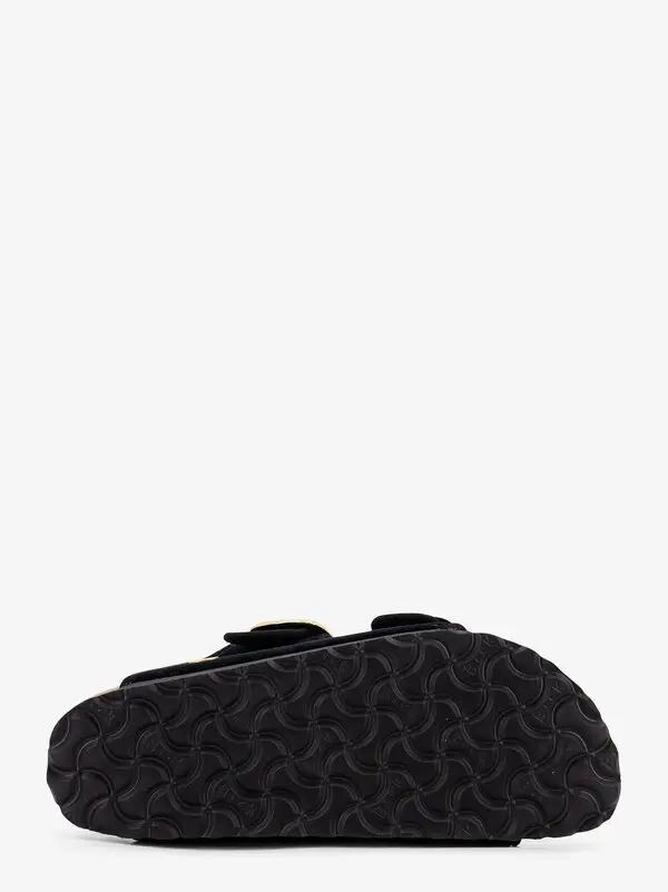 BIRKENSTOCK Arizona Big Buckle Piping Rivet Logo Sandals - Black