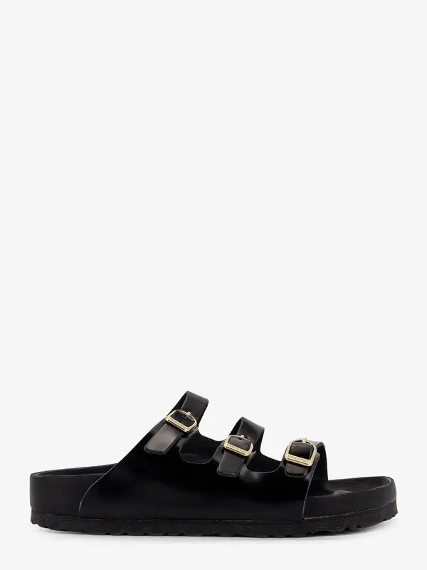 BIRKENSTOCK Florida Fresh Patent Leather Sandals - Black