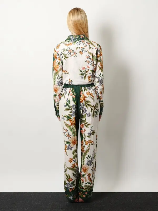 Farm Rio Lenzi™ Ecovero Floral Print Trousers
