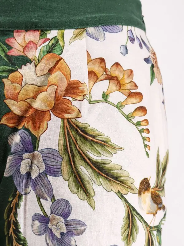 Farm Rio Lenzi™ Ecovero Floral Print Trousers