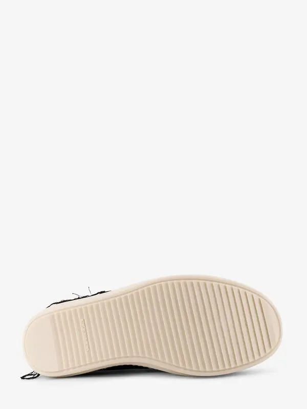 Rick Owens Destroyed Effect Sneakers - Black