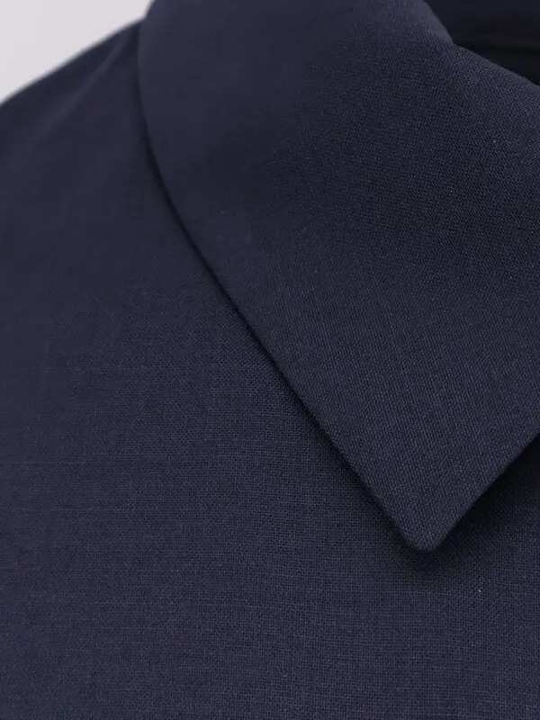 HEVO Verdemare Wool Blend Jacket - Blue