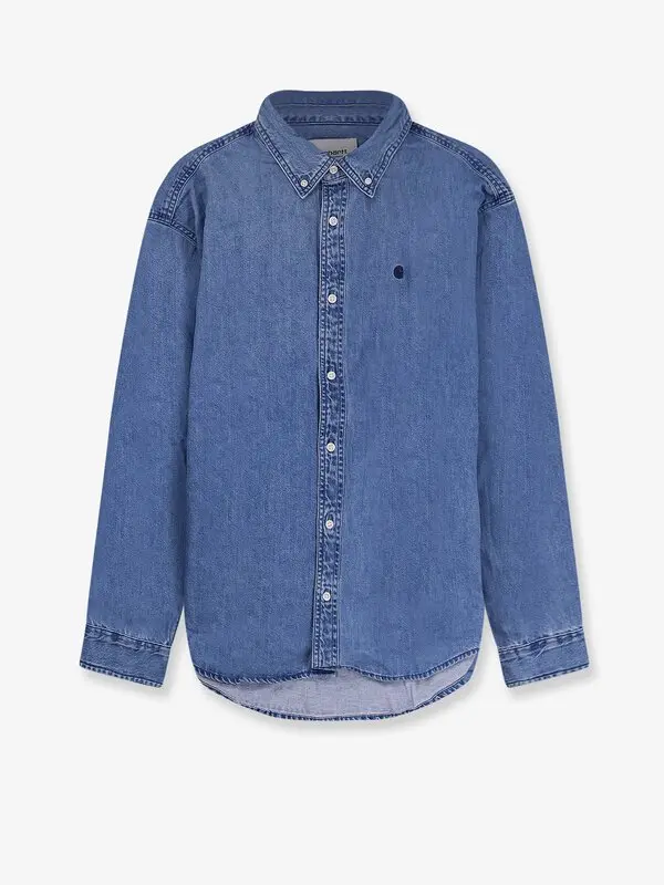 Carhartt Work In Progress Lucas Cotton Shirt - Blue