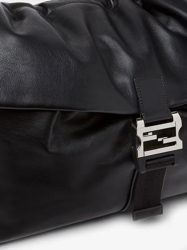 Fendi Flux Maxi Messenger Bag - Black