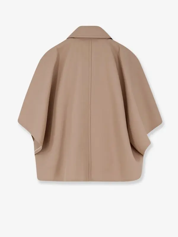 Max Mara Cotton Cape - Beige