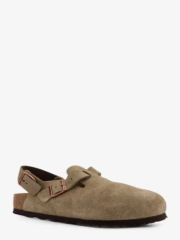 BIRKENSTOCK Tokio Ii Suede Mule - Beige