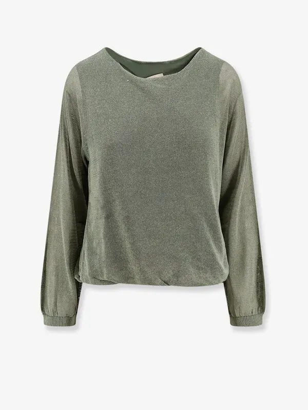 SEMICOUTURE Cotton Sweater - Green