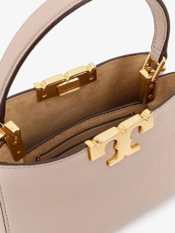 Tory Burch Eleanor Pebbled Mini Satchel - Beige
