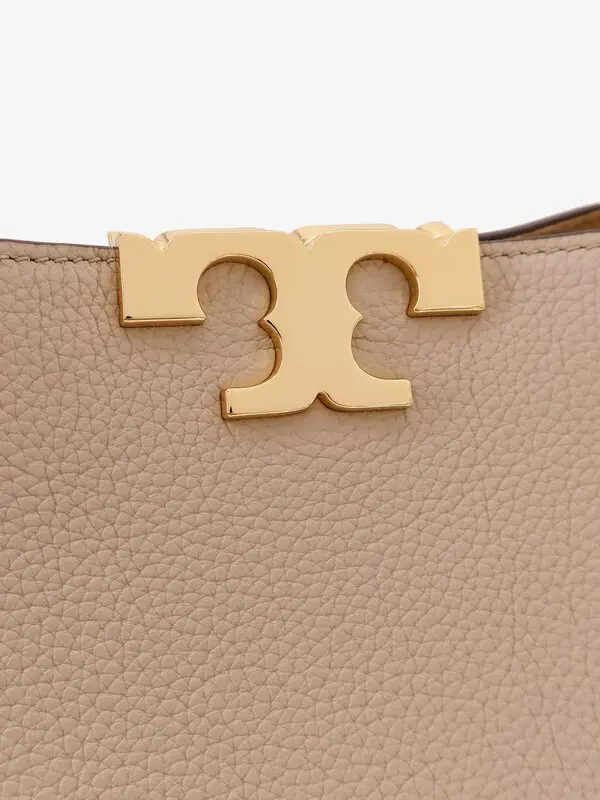Tory Burch Eleanor Pebbled Mini Satchel - Beige