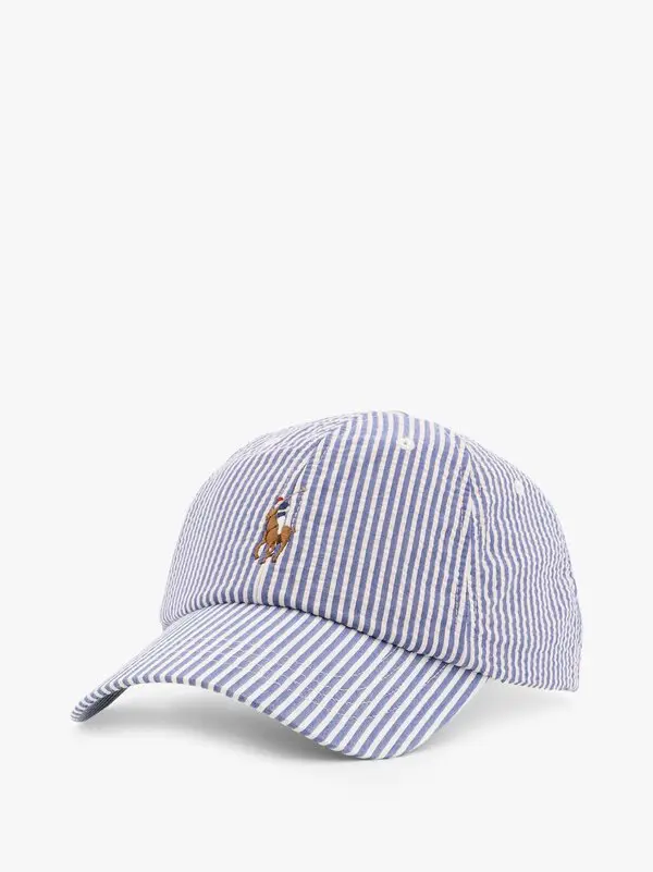 Polo Ralph Lauren Striped Cotton-blend Baseball Cap