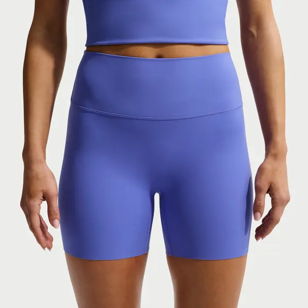 Nike Zenvy High-waisted 5" Biker Shorts - Blue