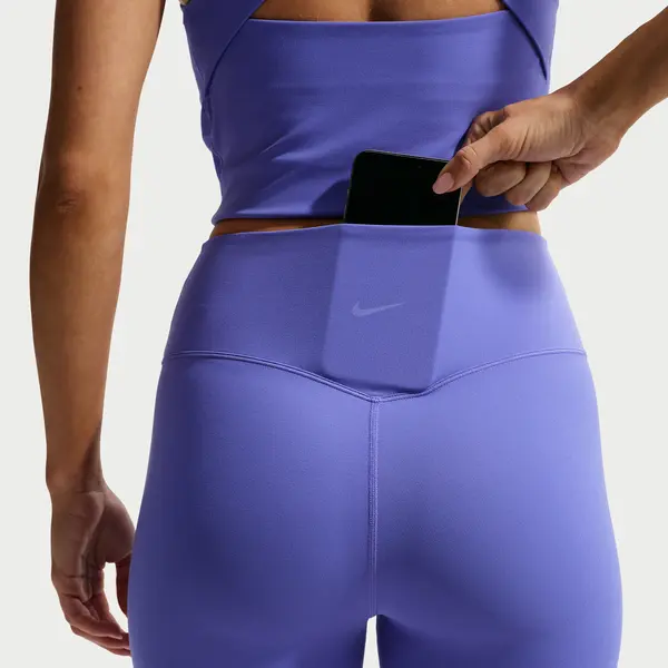 Nike Zenvy High-waisted 5" Biker Shorts - Blue